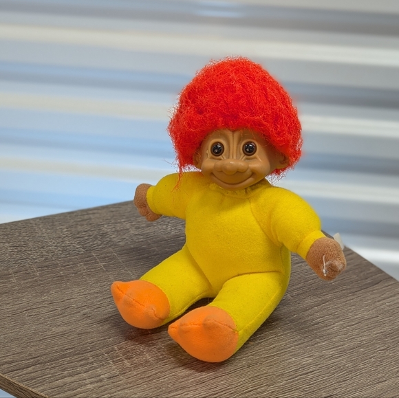 Toys | Yellow And Orange Troll Doll Duck | Poshmark